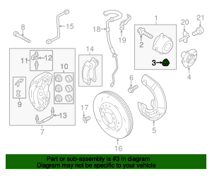 Genuine Porsche Axle Nut for 2003-2018 Porsche | OEM Part# WHT-006-779 ...