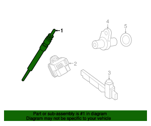 12230035934 - 2014-2018 BMW Glow Plug (12-23-0-035-934) | Parts ...