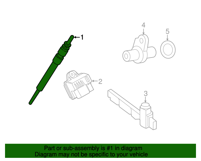 Genuine BMW 12-23-0-035-934 | Glow Plug | FREE Shipping on Most Orders ...