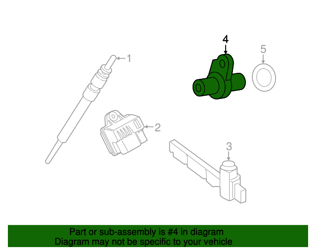13627803093 - 2014-2018 BMW Camshaft Position Sensor (13-62-7-803-093 ...
