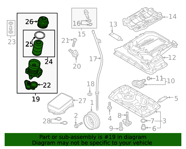 06M-115-401-L - Housing 2018-2023 Audi | Audi OEM Parts