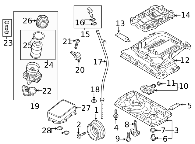 1998-2023 Audi Drain Plug Seal N-013-849-5 | Audi USA Parts