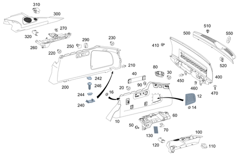 Luggage Compartment Covering for 2020 Mercedes-Benz AMG GT 53 ...