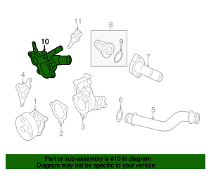 11060-3TA0B | Nissan Outlet Water - Genuine OEM | 110603TA0B | Nissan ...
