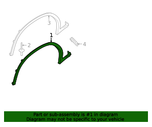 51777400672 - 2018-2024 BMW Wheel Flare (51-77-7-400-672) | BMW of ...