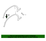 51-77-7-171-004 - Wheel Flare Rivet 2007-2024 BMW | BMW OEM Parts