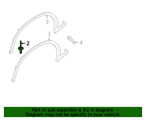 51777171004 - 2007-2025 BMW Expanding Rivet, black (51-77-7-171-004 ...