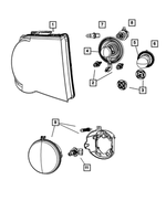 Lamps - Front, Rear and Courtesy for 2007 Chrysler Aspen | Wholesale MOPAR