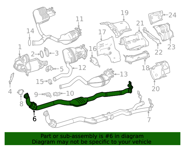 238-490-55-01 - Muffler & Pipe 2020 Mercedes-Benz | Mercedes-Benz USA Parts