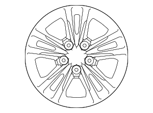 2019-2020 Hyundai Elantra Wheel, Alloy 52910-F2BA0 | OEM Parts Online