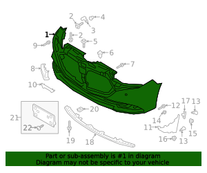 2019-2024 Mazda 3 Bumper Cover bdts50031ebb | TascaParts.com