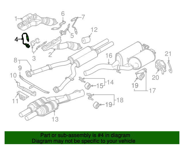11-78-7-561-410 - Oxygen Sensor - 2006-2010 BMW | Buy BMW Parts Now
