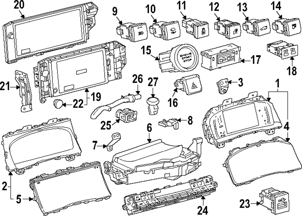 2025 Toyota Camry Control Assembly Air Co 55900-AQ030 | Toyota Parts Center
