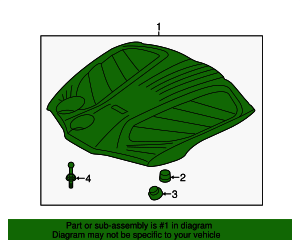 29240-3CFC0 - Engine Cover 2014-2016 Kia Cadenza | Kia.Parts Store