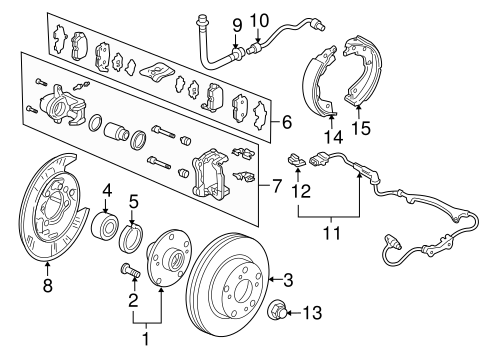 Rear Brakes for 2008 Honda Pilot | Serra Parts USA