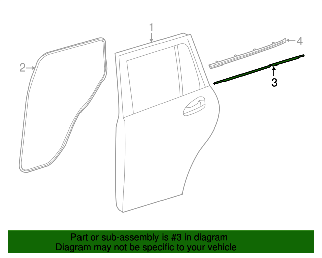 253-730-86-04 - Belt Molding 2016-2022 Mercedes-Benz | Mercedes-Benz ...