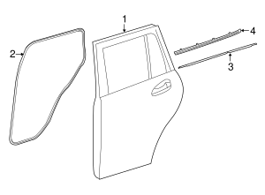 253-730-87-04 - Belt Molding 2016-2022 Mercedes-Benz | AutoNationParts.com