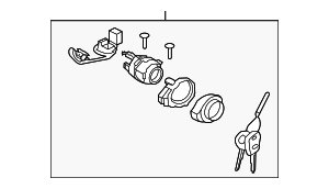 Genuine Ignition Cylinder for 2011-2014 Hyundai Sonata | Part# 81900 ...