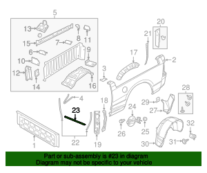 2000-2020 Mopar Lower Seal 68235551AA | TascaParts.com