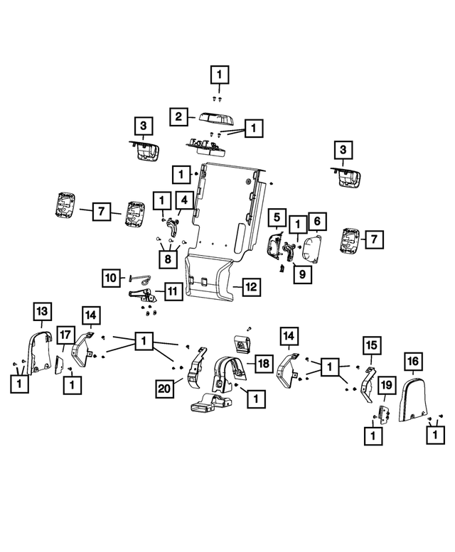 2019-2023 Mopar Push Pin 68426990AA | Mopar Estores