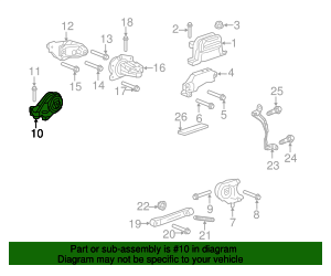 2010-2017 GM Rear Transmission Mount 20839834 GM | GMPartsDirect.com