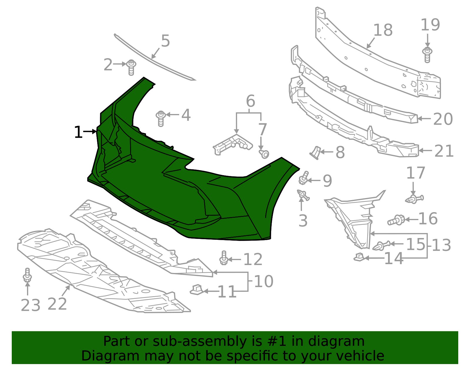 52119-07916 - Cover Front Bumper L 2019-2022 Toyota Avalon | Longo ...