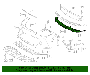2019-2022 Toyota Avalon Absorber 52614-07010 | Toyota Parts Center