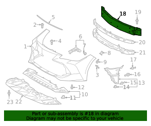 2018-2021 Toyota Impact Bar 52021-06160 | Grieco Toyota Parts