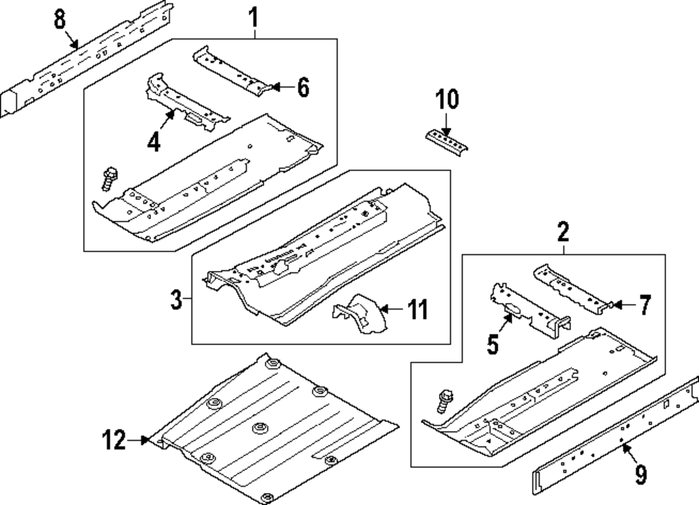2019-2025 Nissan Altima Rear Cross-Member G5431-6CAMA | Sullivan ...
