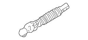 1999-2013 GM Steering Gear Coupling Shaft 25958109 | TascaParts.com