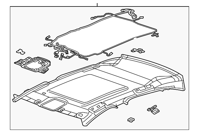 84539576 GM Shale Headlining Trim Panel | GM Parts Store