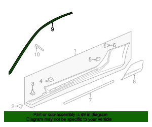 2016-2024 Chevrolet Camaro Driver Side Roof Front Header Garnish ...