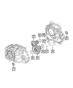 2014-2017 Jeep Output Seal, Right 68252662AA | Mopar eStore