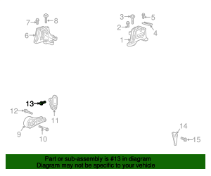 2018-2020 GM Trans Support Bolt 11610904 | TascaParts.com