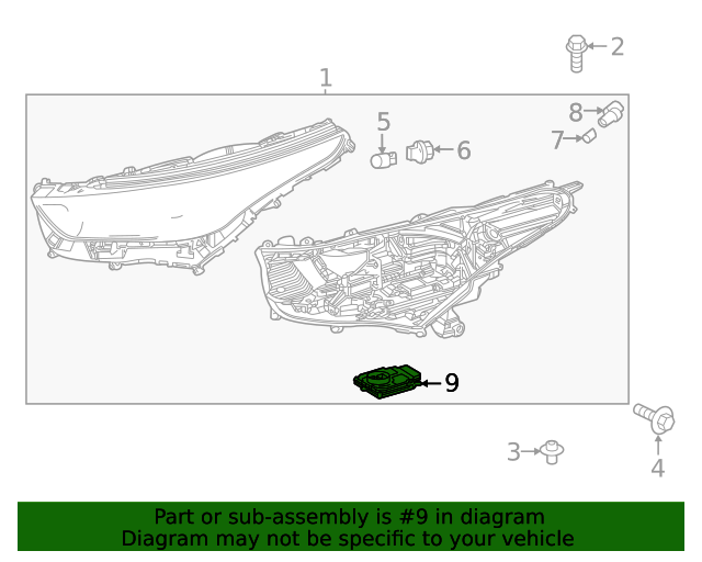89907-48120 - Control Module - 2020-2023 Toyota Highlander | OEM ...