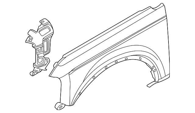 2021 Ford Bronco Fender M2DZ-16005-A | TascaParts.com