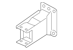 2008-2017 Audi Bumper Bracket 8K0-807-133-D | Genuine Audi Parts
