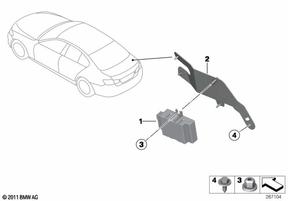 2011-2014 BMW Control Unit For Fuel Pump 16147358145 | Retail ...