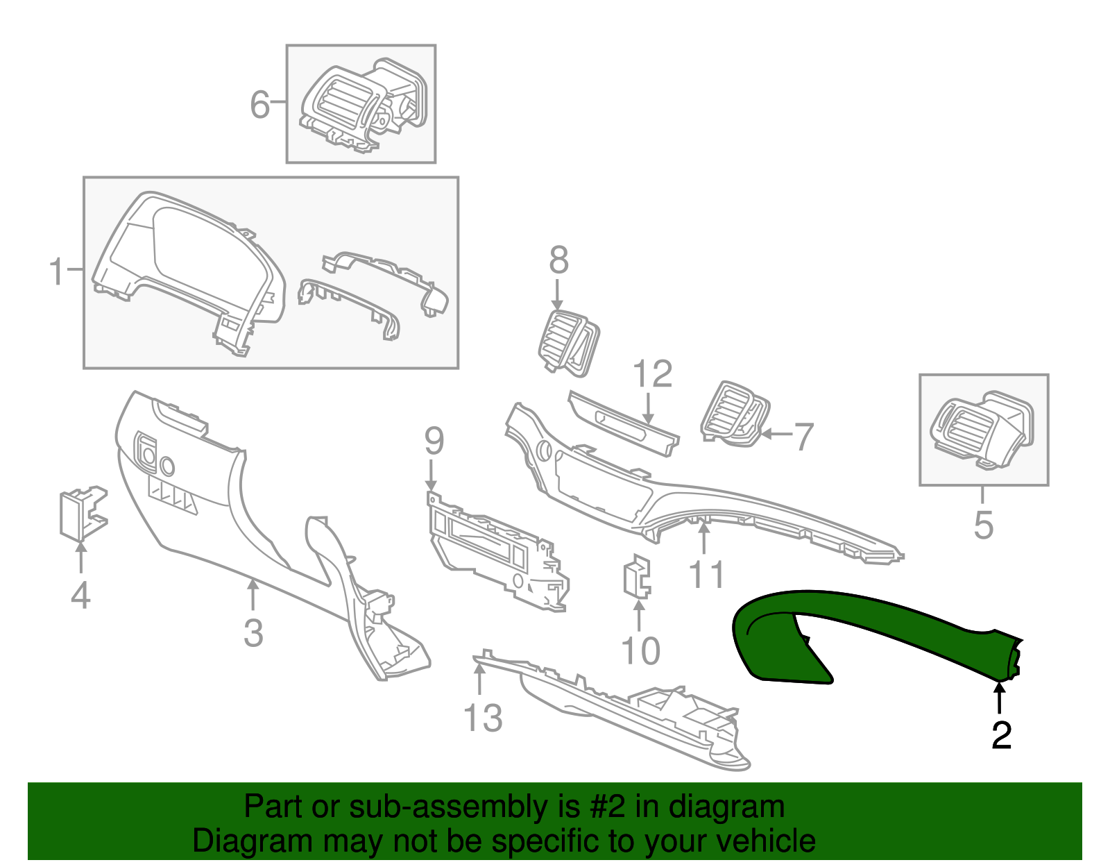 77320-TG7-A01ZB - Lower Trim 2016-2025 Honda | Honda Parts Online