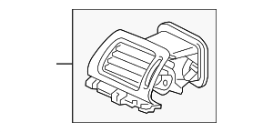 77630-TG7-A01ZB - Air Vent Grille 2017-2023 Honda | Honda Parts Online