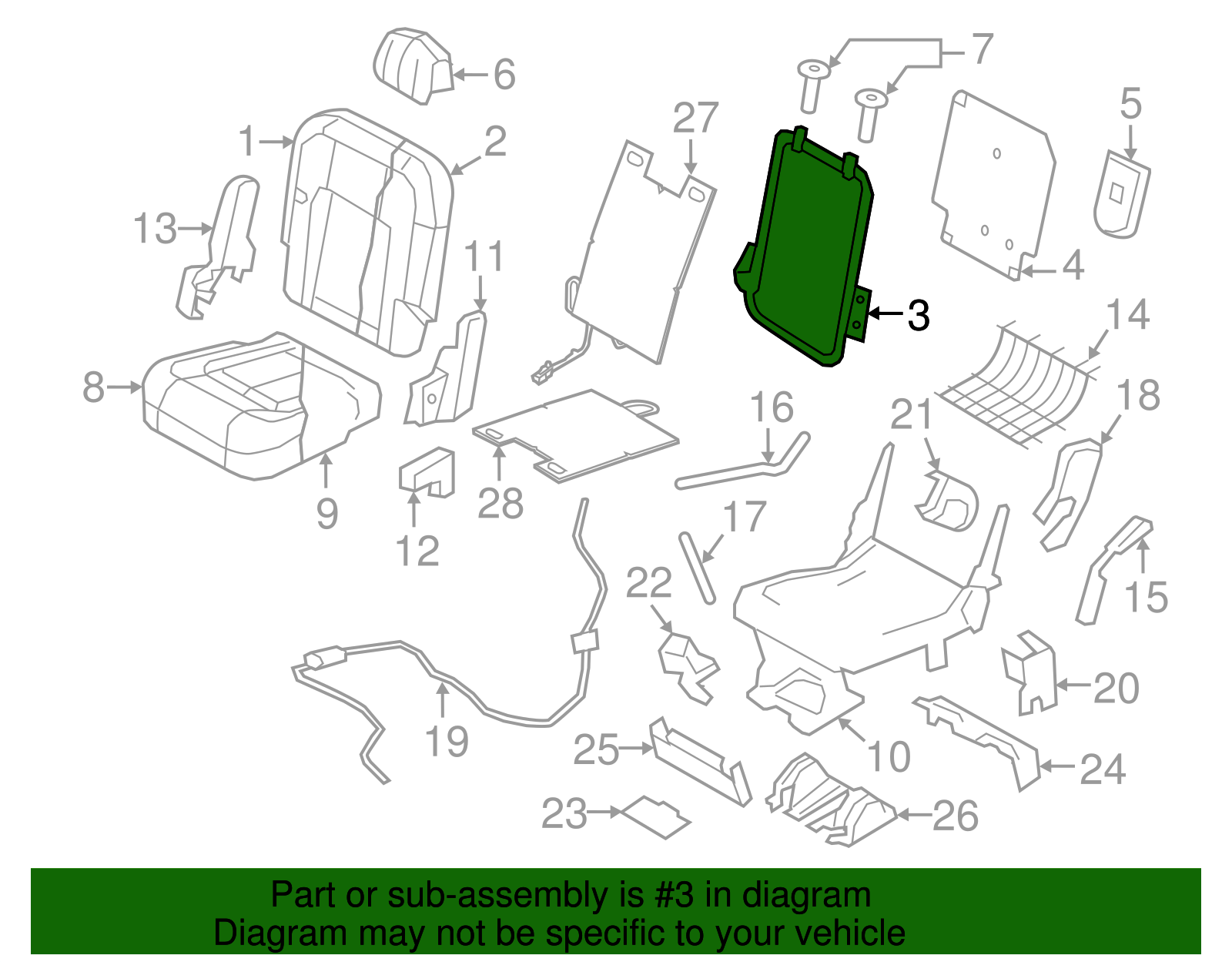 CL1Z-78600B01-C - 2007-2015 Ford - Frame Assembly | Sunrise Ford Parts