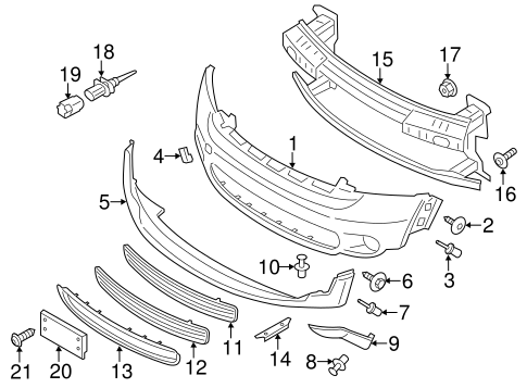 Bumper & Components - Front for 2012 Mini Cooper Countryman | Shop OEM ...