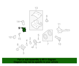 26088811 - Ignition Lock Cylinder Case 2004-2014 GM | AutoNationParts.com
