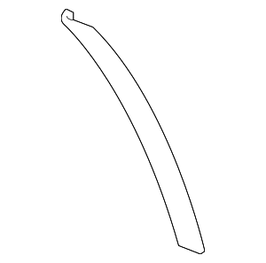 Molding, Rear Bumper, Left-hand(B 7407A679 | Auto Parts