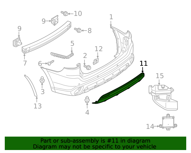 2019-2020 Mitsubishi Lower Cover 85010W001P | OEM Parts Online