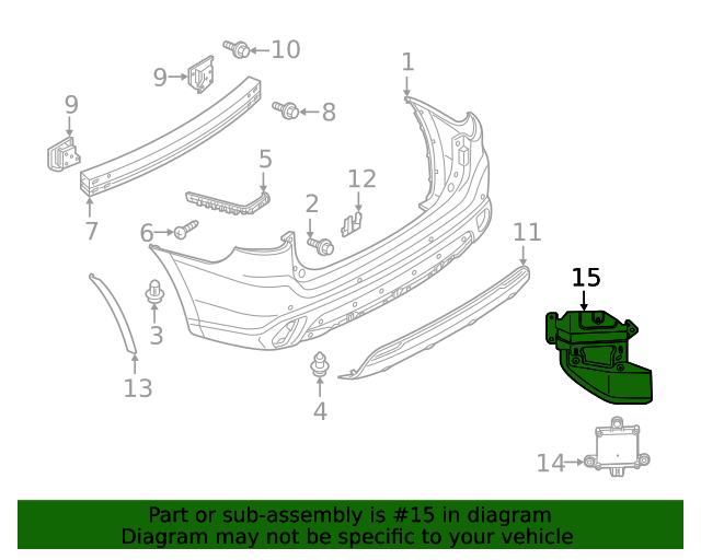 8639A201 - Mount Bracket 2017-2022 Mitsubishi | Mitsubishi Direct Parts