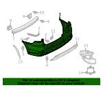 6410F219 - Bumper Cover 2019-2020 Mitsubishi Outlander | Mitsubishi ...