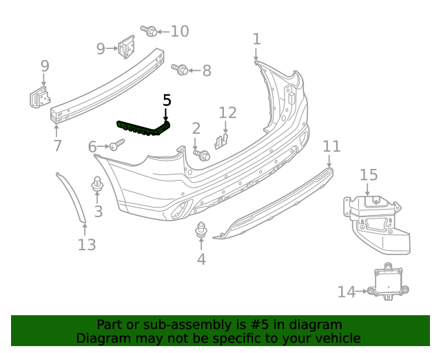 6410D336 - Side Retainer 2014-2022 Mitsubishi | Mitsubishi Direct Parts