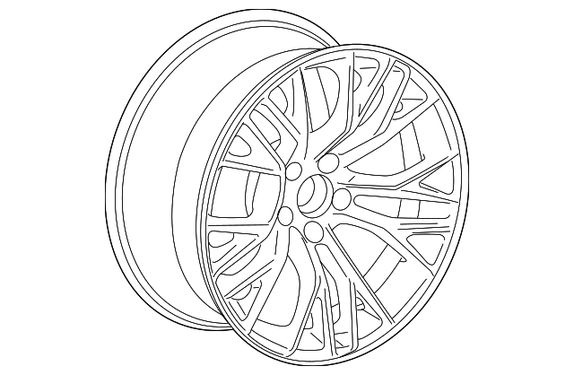 84162956 - 20x12-Inch Aluminum Wheel 2015-2016 Chevrolet Corvette ...