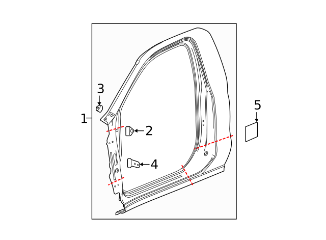 2019-2024 GM Body Passenger Side Outer Panel 84697066 GM ...
